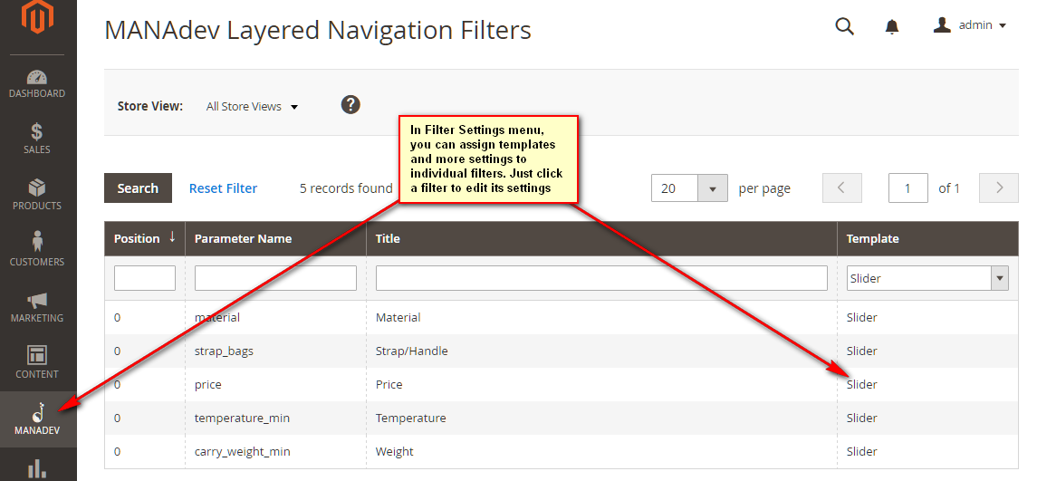 Price Slider Layered Navigation for Magento 2 - Manadev