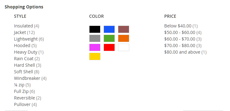 Horizontal Layered Navigation Positioning For Magento 2 Manadev