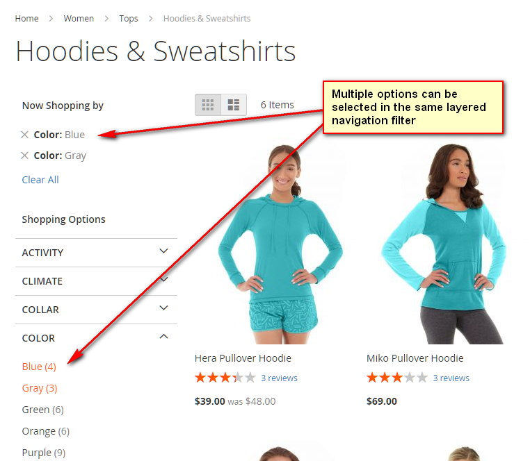 Magento 2 Layered Navigation With Multiple Select Manadev