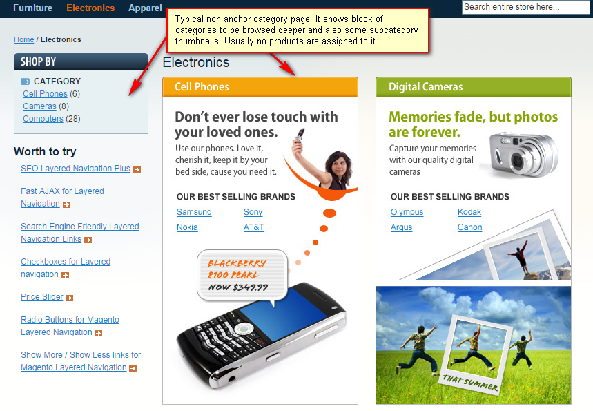 Category Configuration - SEO Layered Navigation Plus - Magento 1.x ...